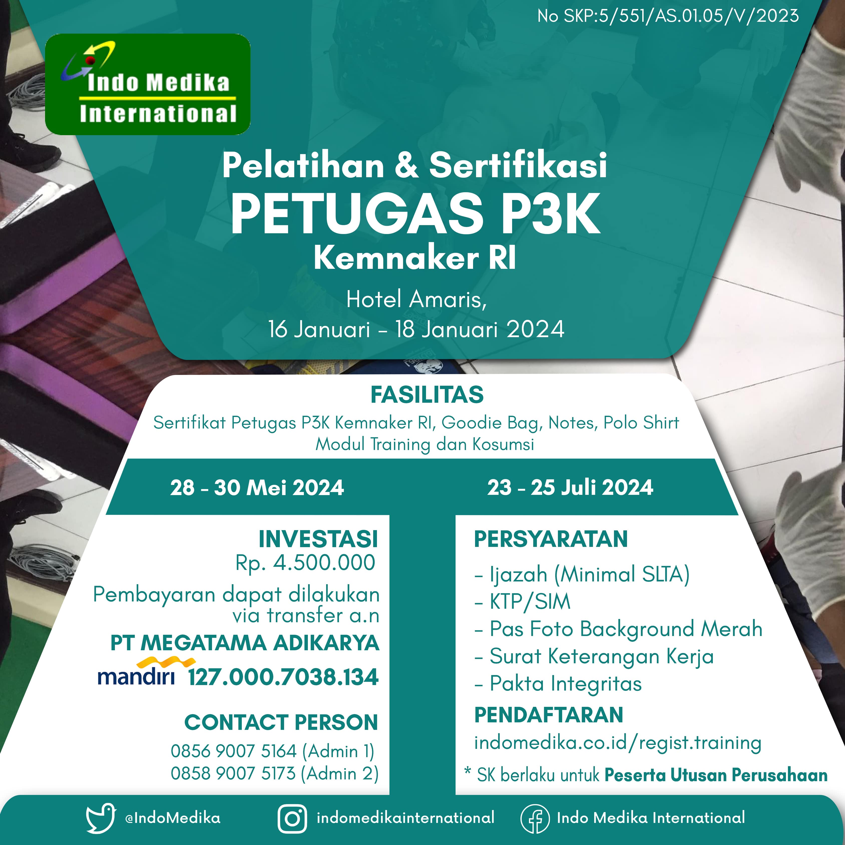 Petugas P3K Kemnaker RI